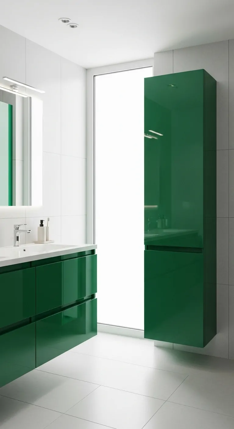 50+ Green Vanity Bathroom Ideas for a Fresh and Stylish Look