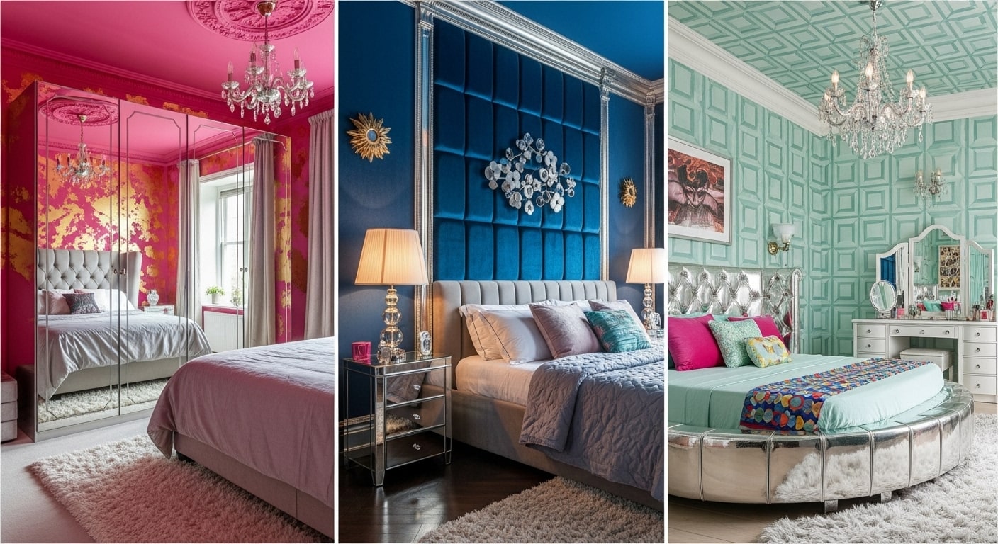 15+ 80s Glam Bedroom Ideas for a Bold Retro Revival
