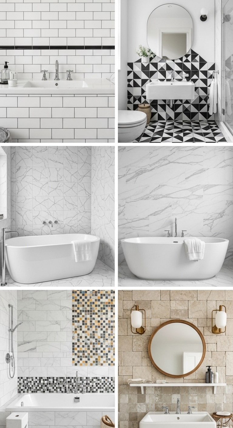 15 Bathroom Tiles Design Ideas to Elevate Your Space