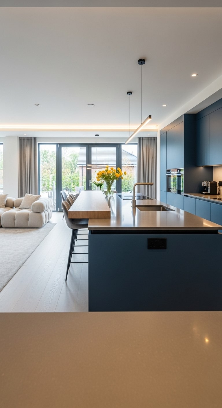 15+ Open Concept Kitchen Living Room Ideas for a Seamless Modern Space
