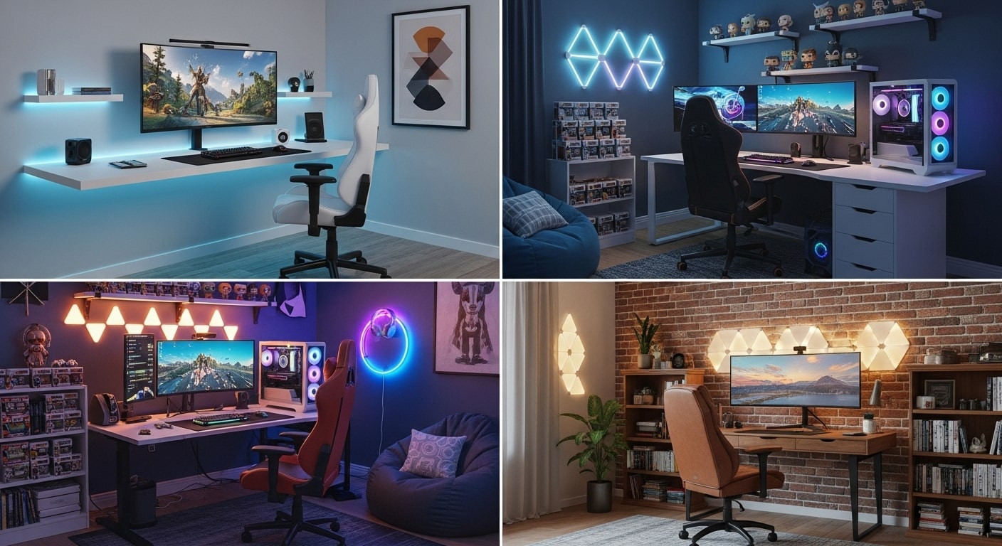 15+ Gaming Bedroom Ideas for the Ultimate Setup and Vibe